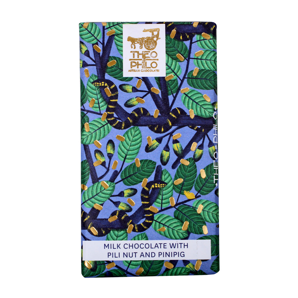 Milk Chocolate with Pili Nut & Pinipig 45g – Filo Artisan Trade